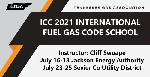 ICC 2021 International Fuel Gas Code School – Sevierville, TN ...